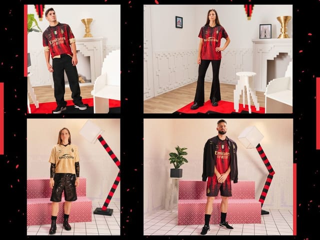 PUMA x AC Milan x KOCHÉ Fourth jersey kit: Price, release date, and ...