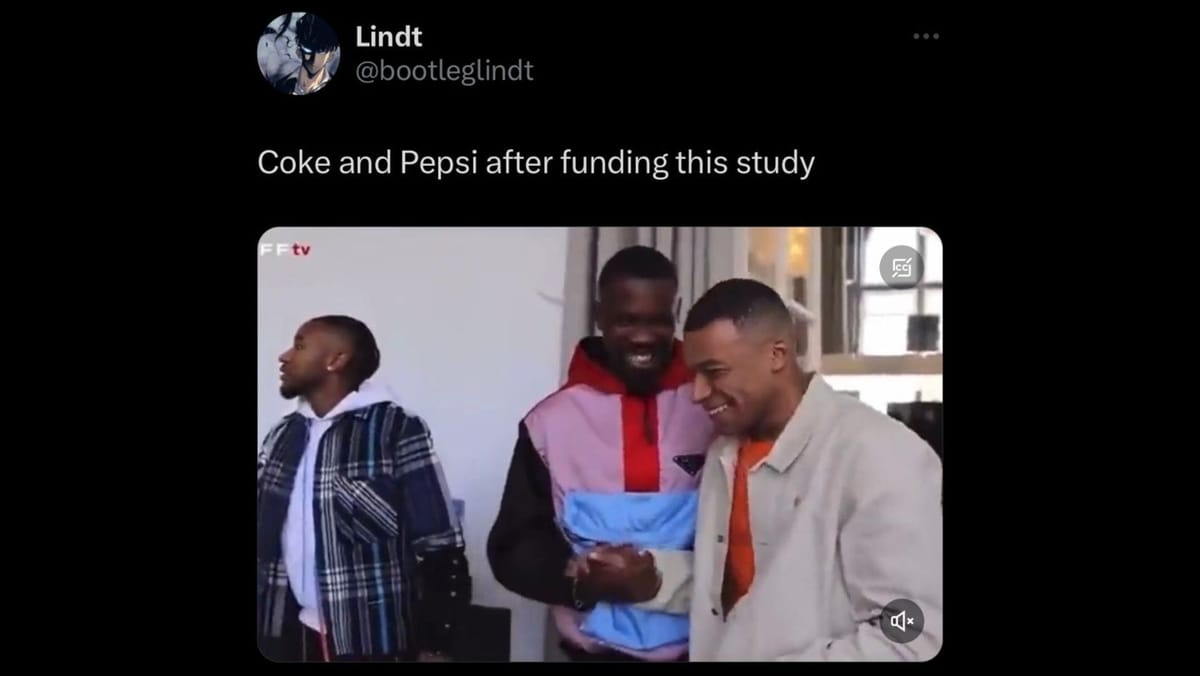 "Getting diabetes speedrun": Coke and Pepsi testosterone claim sparks ...