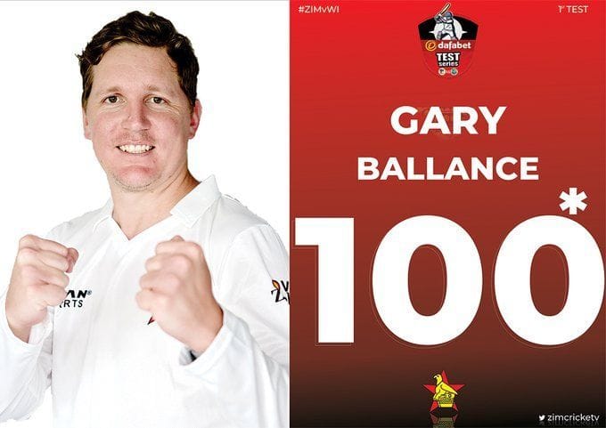 Gary Ballance becomes second cricketer to hit Test centuries for two ...