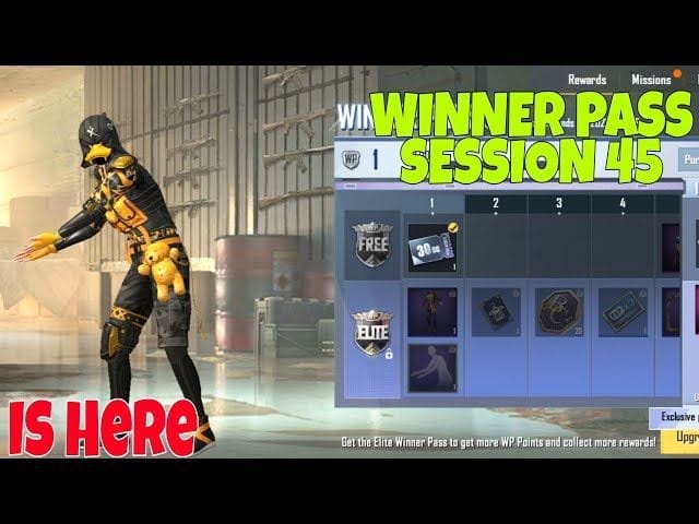 PUBG Mobile Lite Winner Pass 45 revealed - Price, main rewards, and more