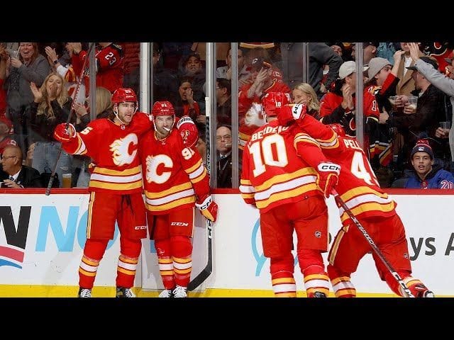 WATCH: Calgary Flames score twice in 8 seconds in OT win against the ...