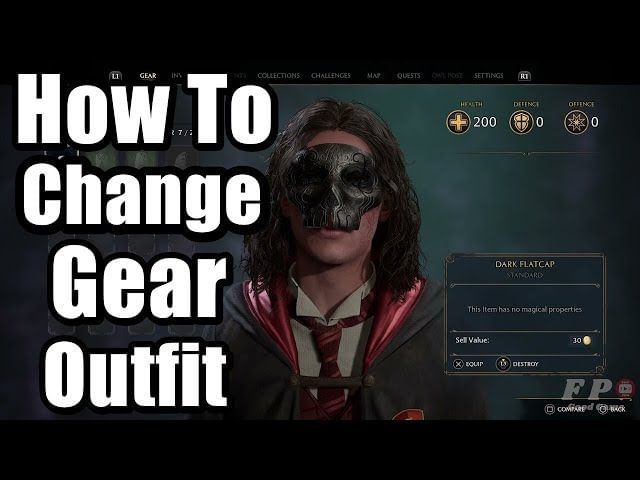 How to change gear appearance in Hogwarts Legacy