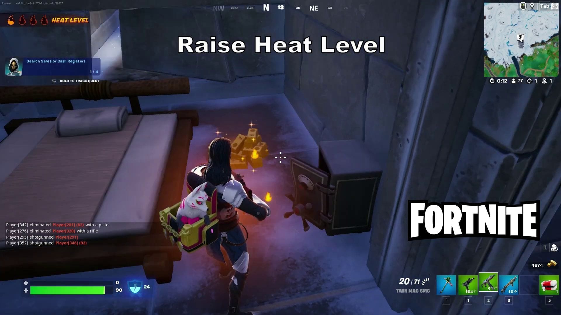How to raise Heat levels in Fortnite Chapter 4