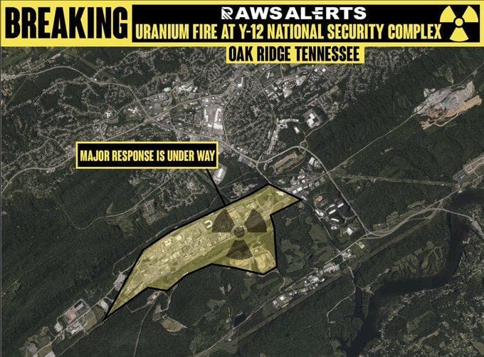 "Are we under attack?": Oak Ridge Tennessee Uranium fire sparks concern ...