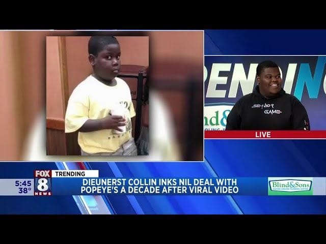 Viral Popeye’s meme star Dieunerst Collin set to star in Super Bowl ...