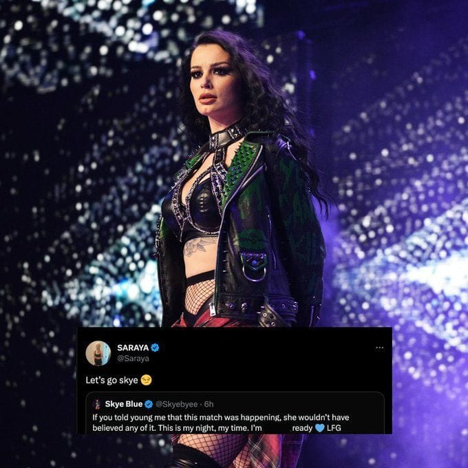 AEW star Saraya reacts to her brother's engagement