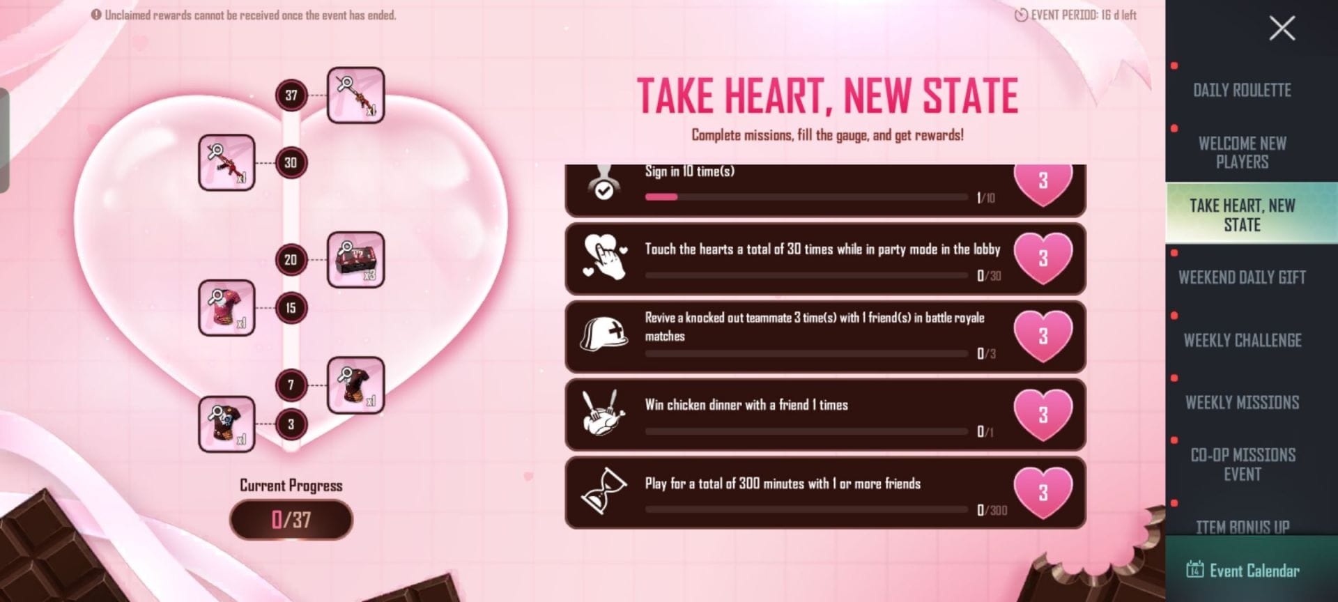 New State Mobile Valentine’s Day event - Release date, how to get ...