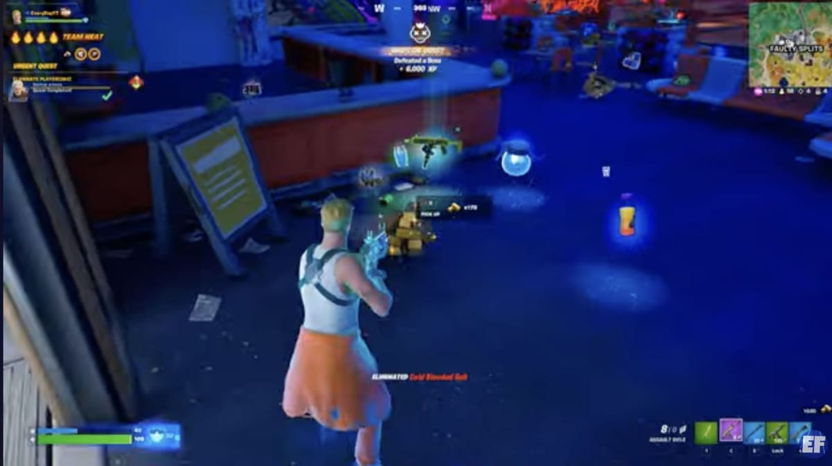 All Cold blooded vault and boss locations in Fortnite Chapter 4 Season 1