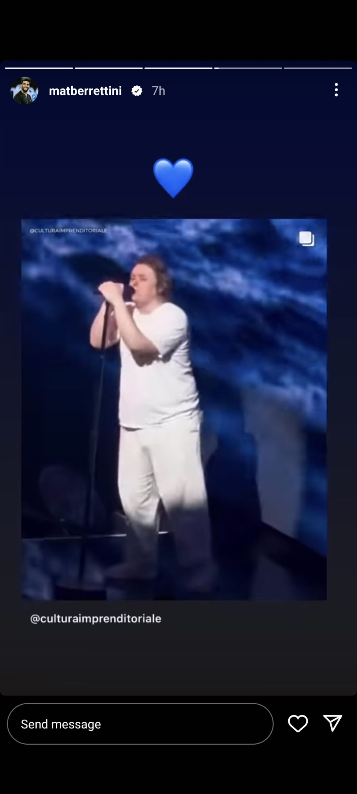 Matteo Berrettini moved by touching video of Lewis Capaldi fans singing ...