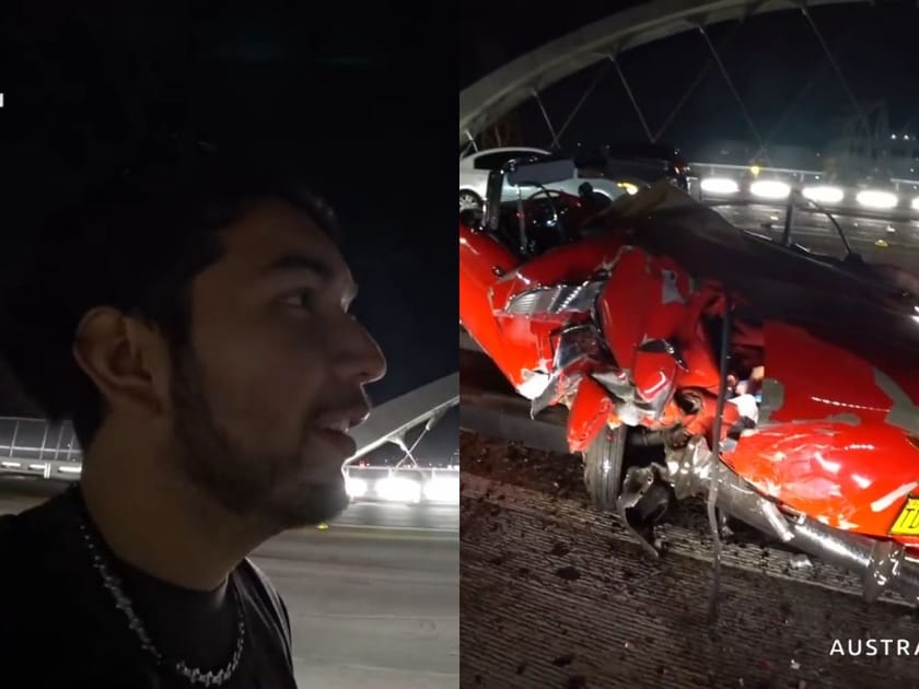 Twitch streamer catches speeding Prius crashing into Chevrolet Bel Air ...