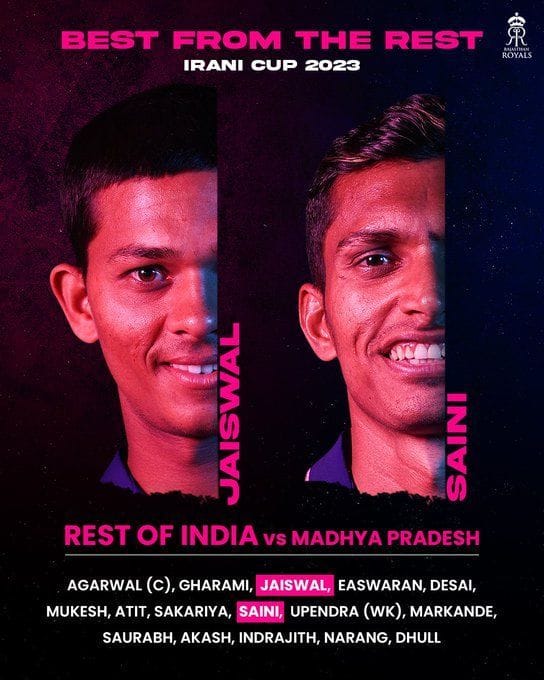 Irani Cup 2023 Telecast Channel: Where to watch MP vs ROI match in India