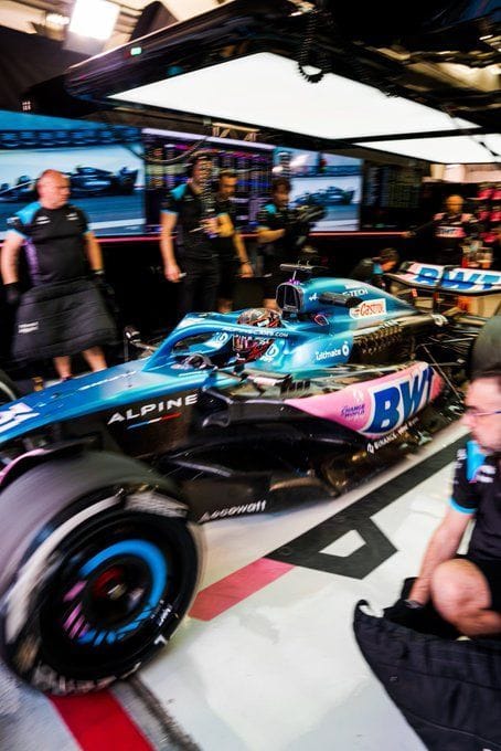 Alpine satisfied with day 1 at 2023 Bahrain pre-season testing