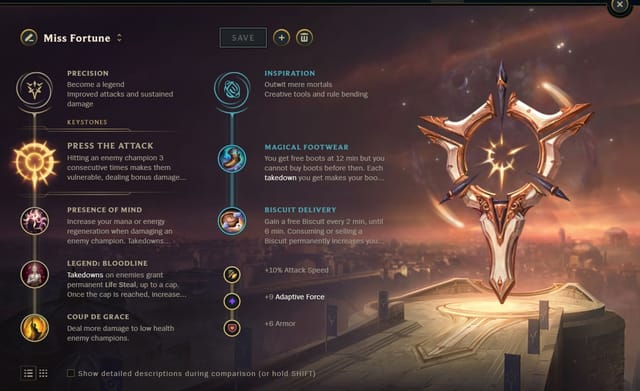 Guide to Miss Fortune in League of Legends season 13: Runes, item build ...