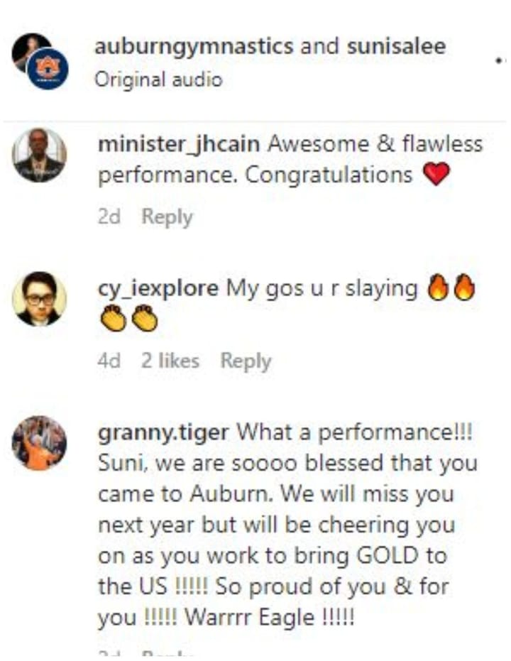 “How is she real” – Fans in awe of Suni Lee’s 10-points performance for ...