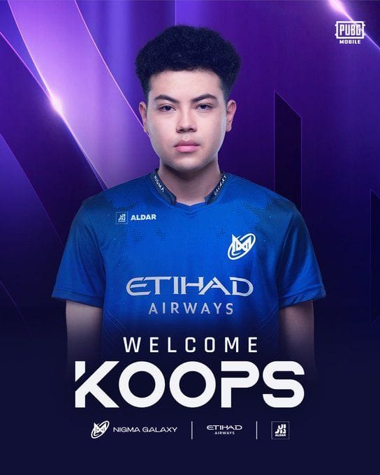 Nigma Galaxy signs North American star Koops for 2023 PUBG Mobile season