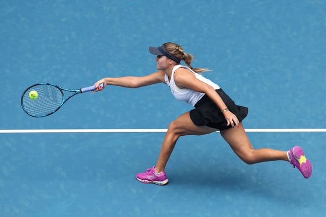 "Bomb could go off on the next court and she'd be still looking at me ...