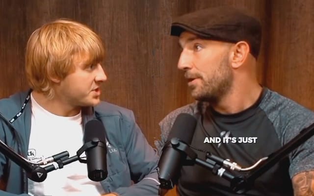 WATCH: Liam Harrison discusses leg kicks with Paddy Pimblett