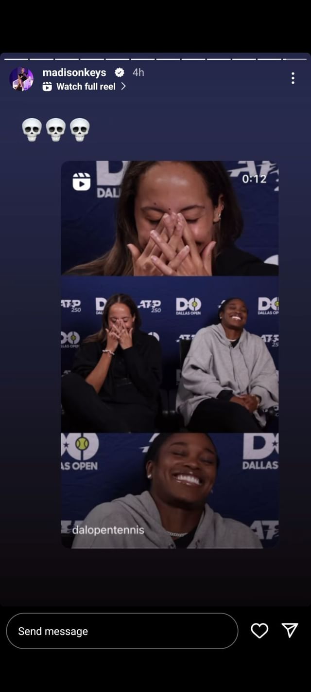 "We love Daddy Longlegs" - Sloane Stephens & Madison Keys discuss nicknames of their ATP ...