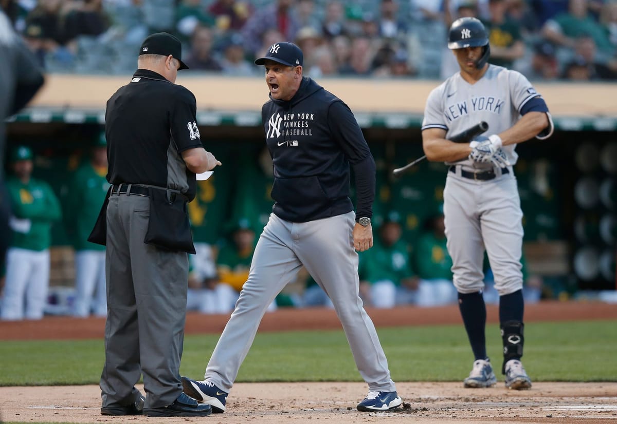 MLB insider says robo umps will harm not help reigning MVP Aaron Judge ...