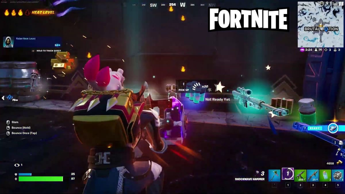 How to raise Heat levels in Fortnite Chapter 4