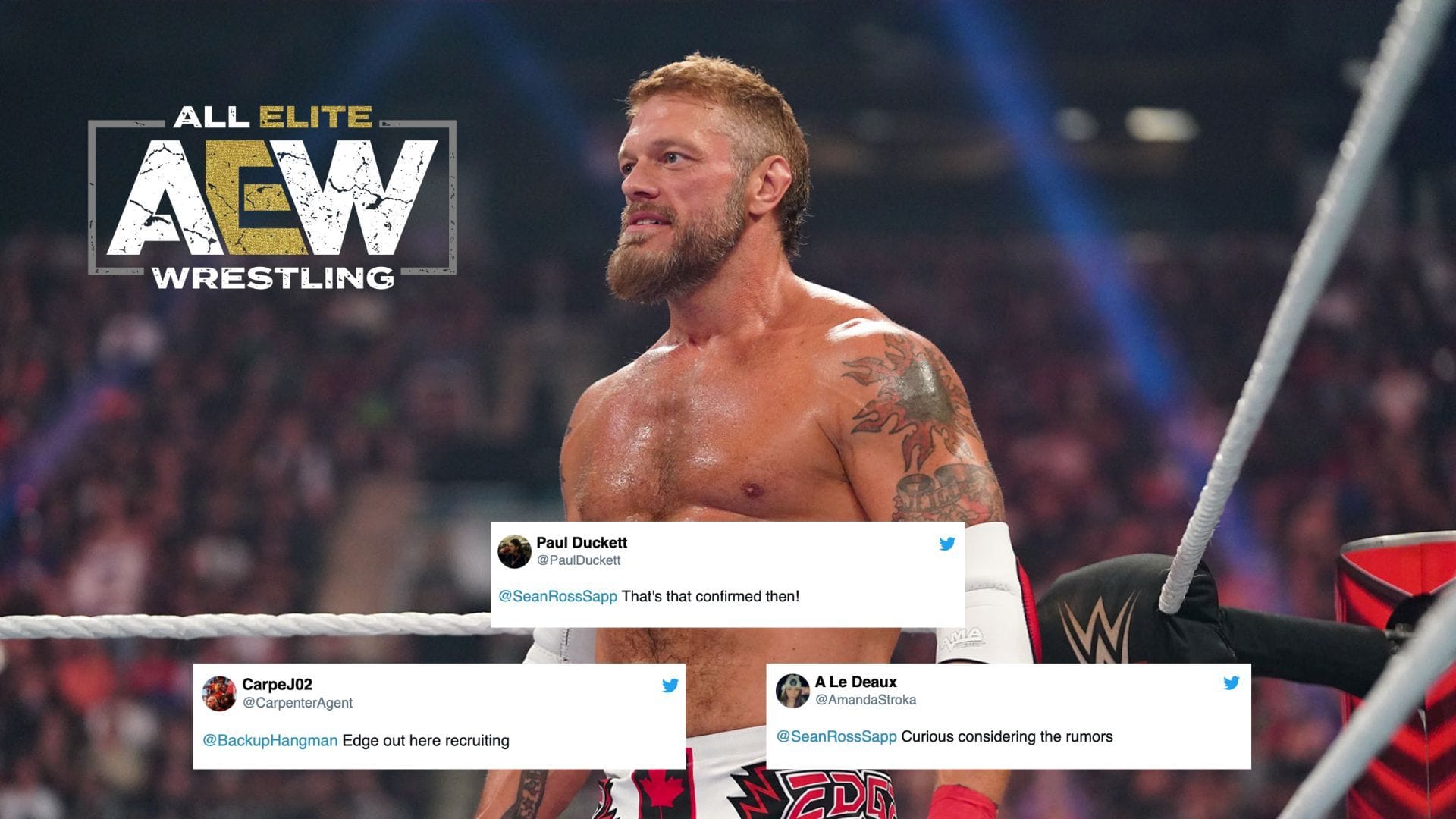 Elimination Chamber: "Edge out here recruiting" - Twitter explodes to ...