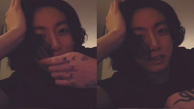 Not Good For My Health” Bts Jung Kooks Long Hair And Tattoos In Surprise Weverse Live Make