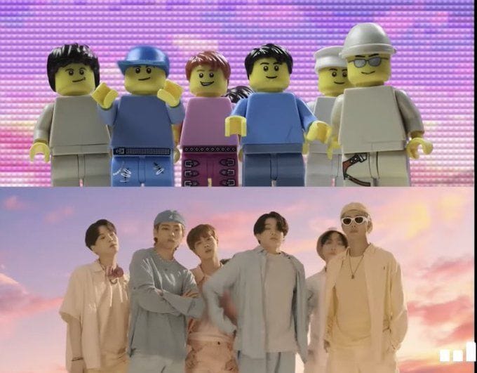Lego teases upcoming BTS collaboration and fans can't get enough of it