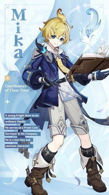 Genshin Impact Mika materials list: Ascension and talent resources