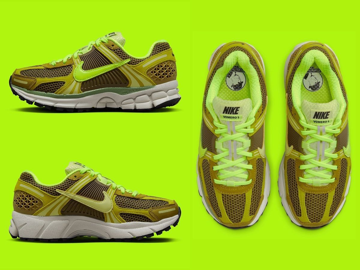 Nike Zoom Vomero 5 “Olive Flak Volt” shoes: Price and more details explored