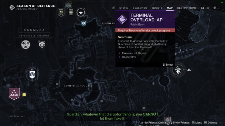 Destiny 2 Terminal Overload guide: How to complete the Neomuna activity