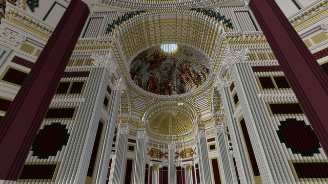 Minecraft player builds colossal cathedral in-game