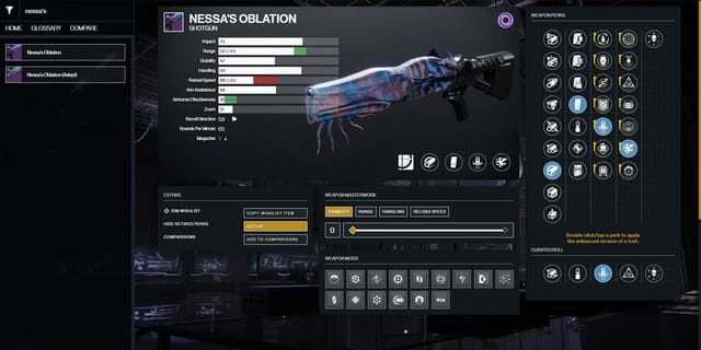 Nessa's Oblation god roll guide for Destiny 2 PvP and PvE (2023)