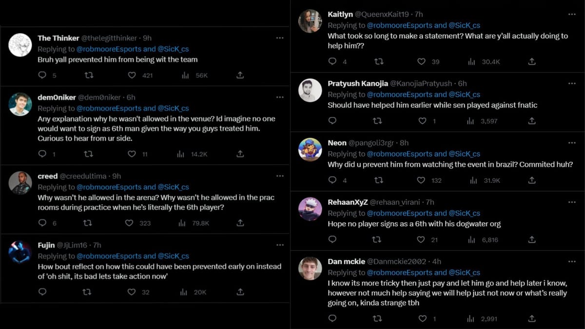 "Our goal is to support Hunter during this difficult moment": Sentinels ...