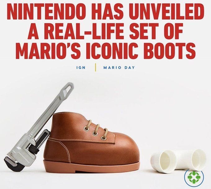 "Made by Mschf?": New Mario boots photos go viral as fans laugh off the ...