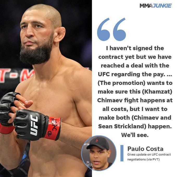 Paulo Costa's Girlfriend: Paulo Costa's new UFC contract: What did his ...