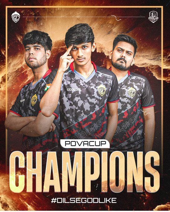 GodLike Esports wins Call of Duty Mobile POVA Cup