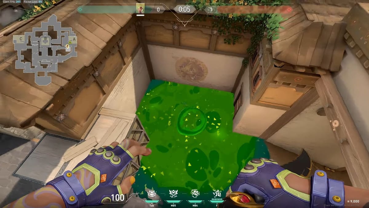 All Gekko lineups for Haven in Valorant