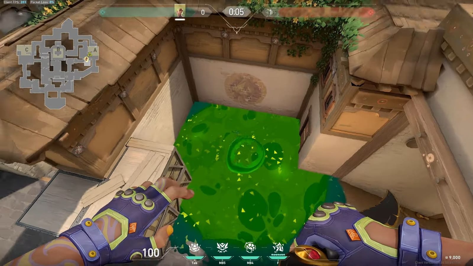 All Gekko lineups for Haven in Valorant