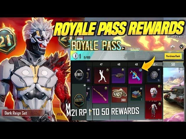 PUBG Mobile Month 21 Royale Pass: Price, leaked rewards, and more