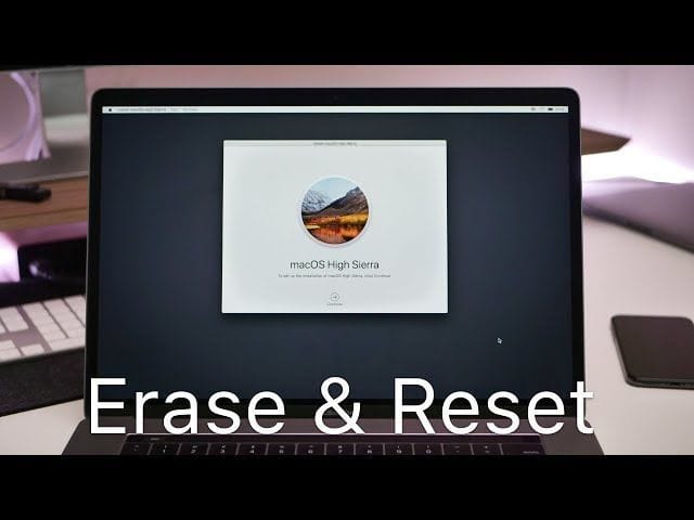 How to factory reset and reboot MacBook Pro?
