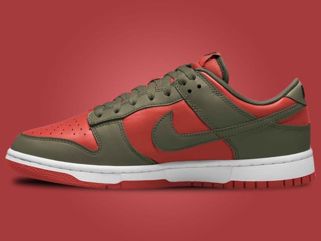 Nike Dunk Low “Mystic Red Cargo Khaki” shoes: Price and more details ...