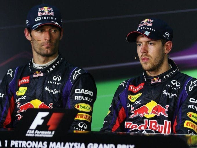 "Max is 100% doing this next time": F1 fans look back at the Sebastian Vettel-Mark Webber ...