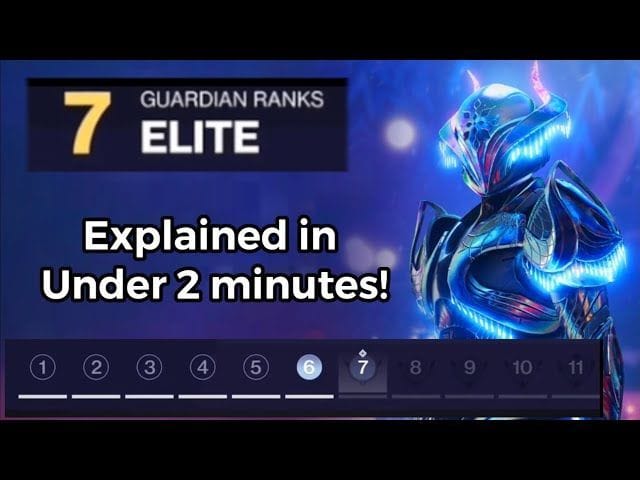How to reach Guardian Rank 7 quickly in Destiny 2?