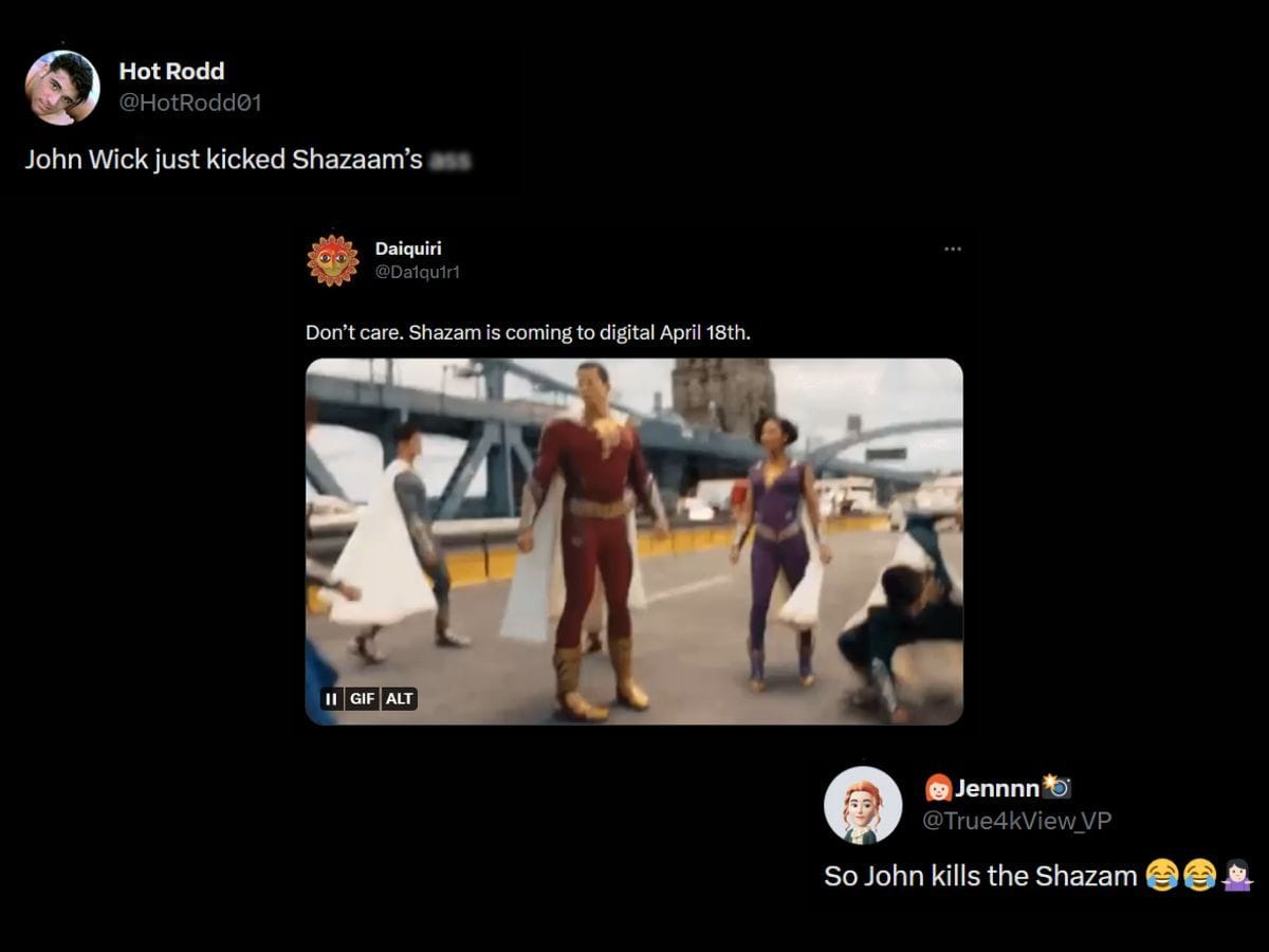 ''Shazam crying in the corner'': John Wick: Chapter 4 fans thrilled as ...