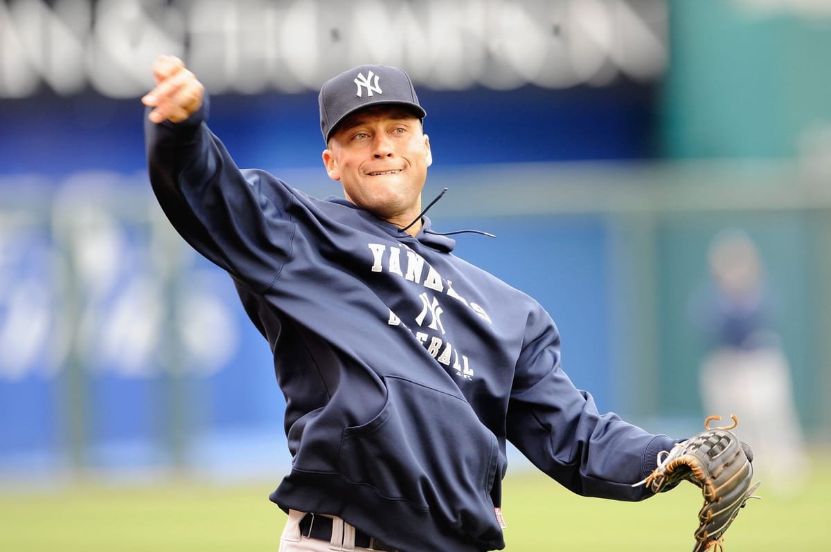 When HOFer Derek Jeter got caught up in his emotions while delivering ...