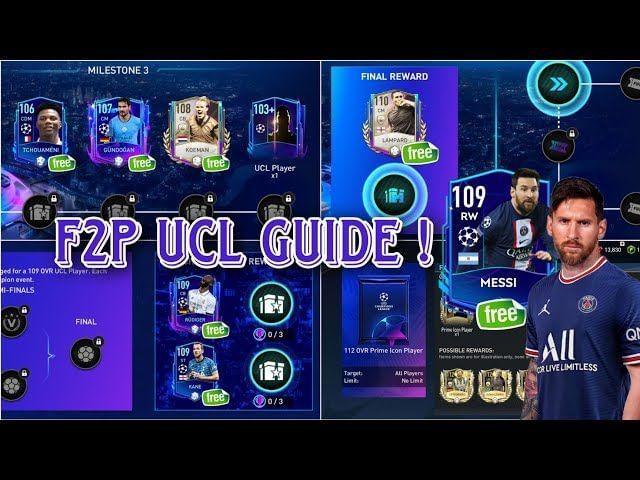 Main UCL 22-23 event in FIFA Mobile: Player cards, UCL points, and more