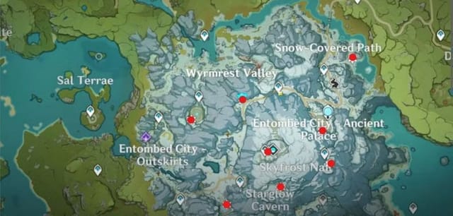 Genshin Impact Dragonspine Stone Tablets locations, use, and rewards