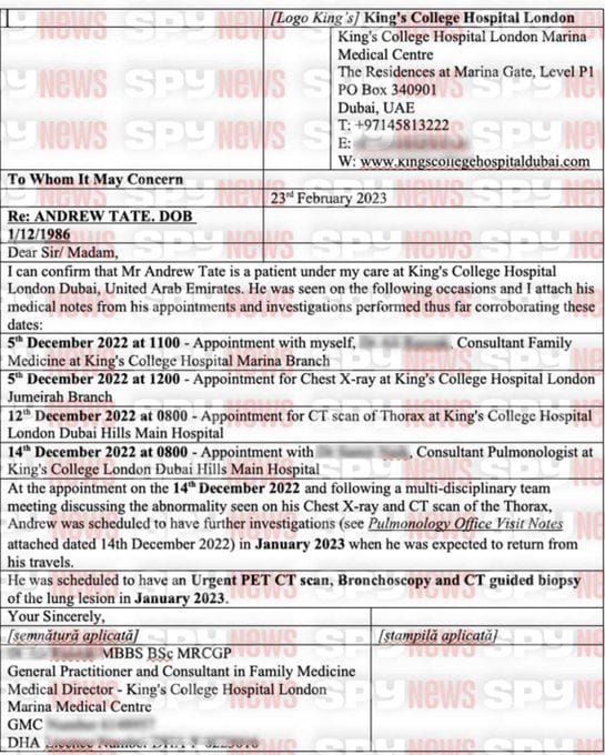 Lung Cancer: Andrew Tate's manager confirms 'Cobra' Tate is suffering ...