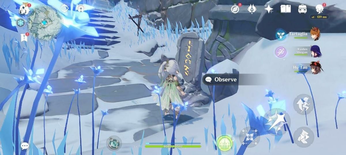 Genshin Impact Dragonspine Stone Tablets locations, use, and rewards