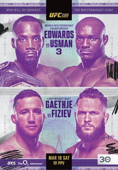 What does the UFC 286 fight card look like? Here are all the matchups ...
